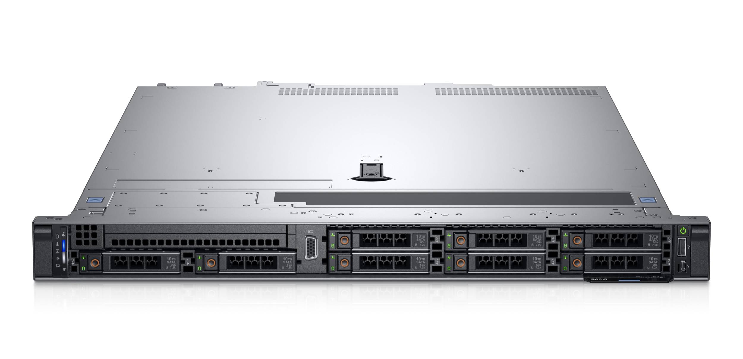 Dell PowerEdge R6515, AMD EPYC 7282 16-Core, 16 GB RAM, 480 GB SSD, 8x2 ...