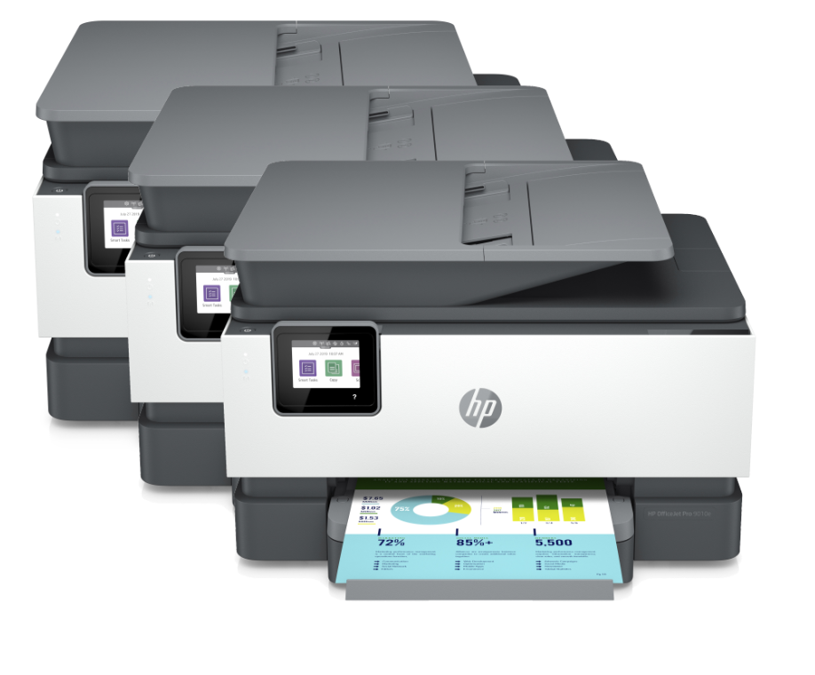 HP OfficeJet Pro 9010e e-AiO, skrivare + scanner + kopiator + fax, 22/ ...