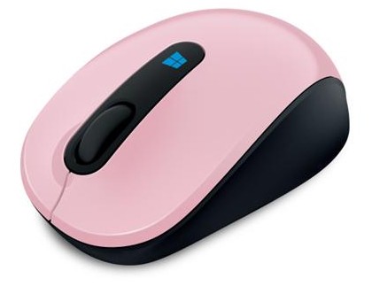 Microsoft Sculpt Mobile Mouse, Bluetrack, Windows-knapp, rosa